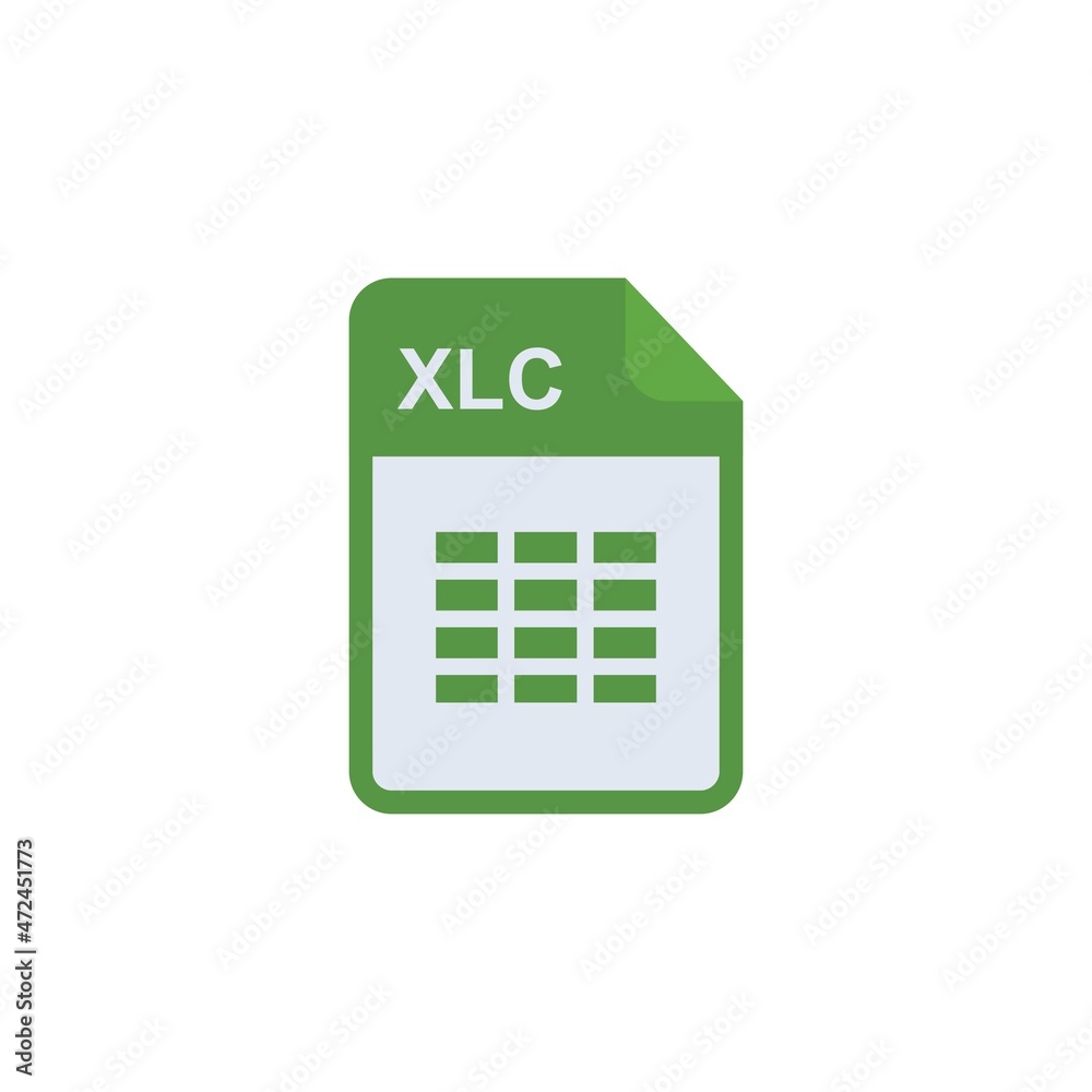 XLS icon -ExcelCalcs File types icon , vector art and illustration ...