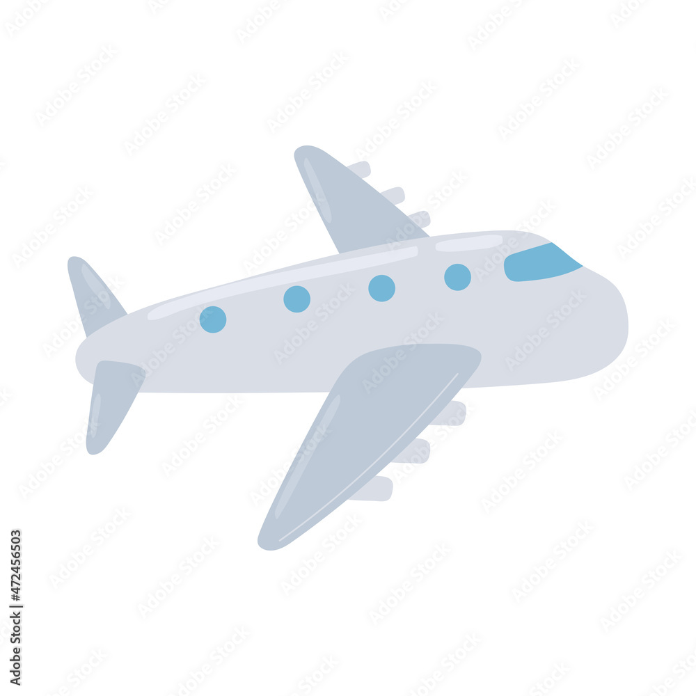 plane cartoon icon Stock Vector | Adobe Stock