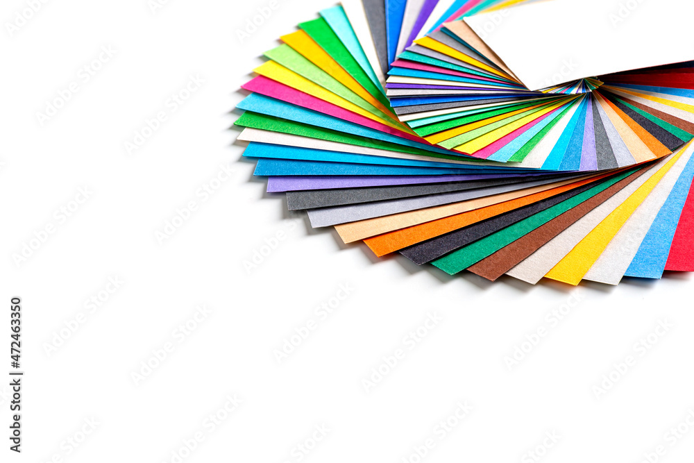 The color palette is laid out in a circle, isolated Stock Photo | Adobe ...