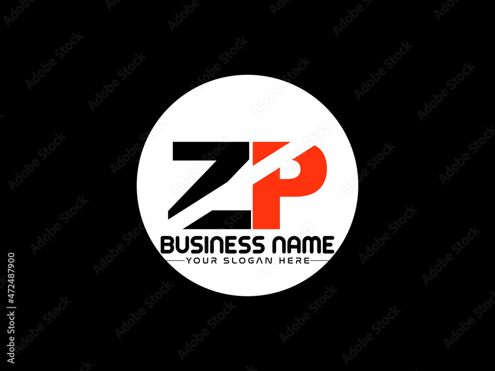 Letter ZP Logo Image, Alphabet letters logo zp letter logo template for ...
