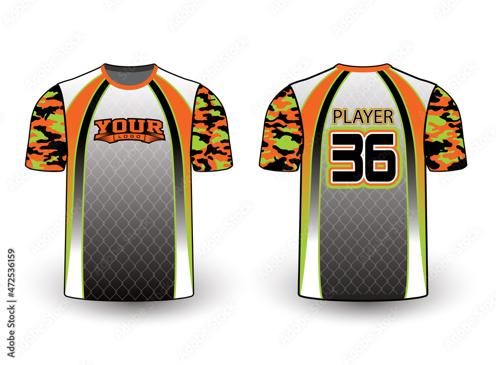 Sports gear template mockup perfect fit for all sports. The designs ...