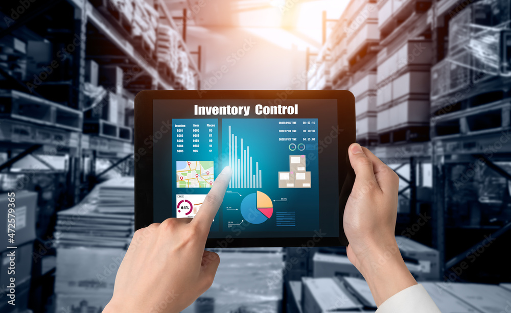 Warehouse management innovative software in computer for real time ...