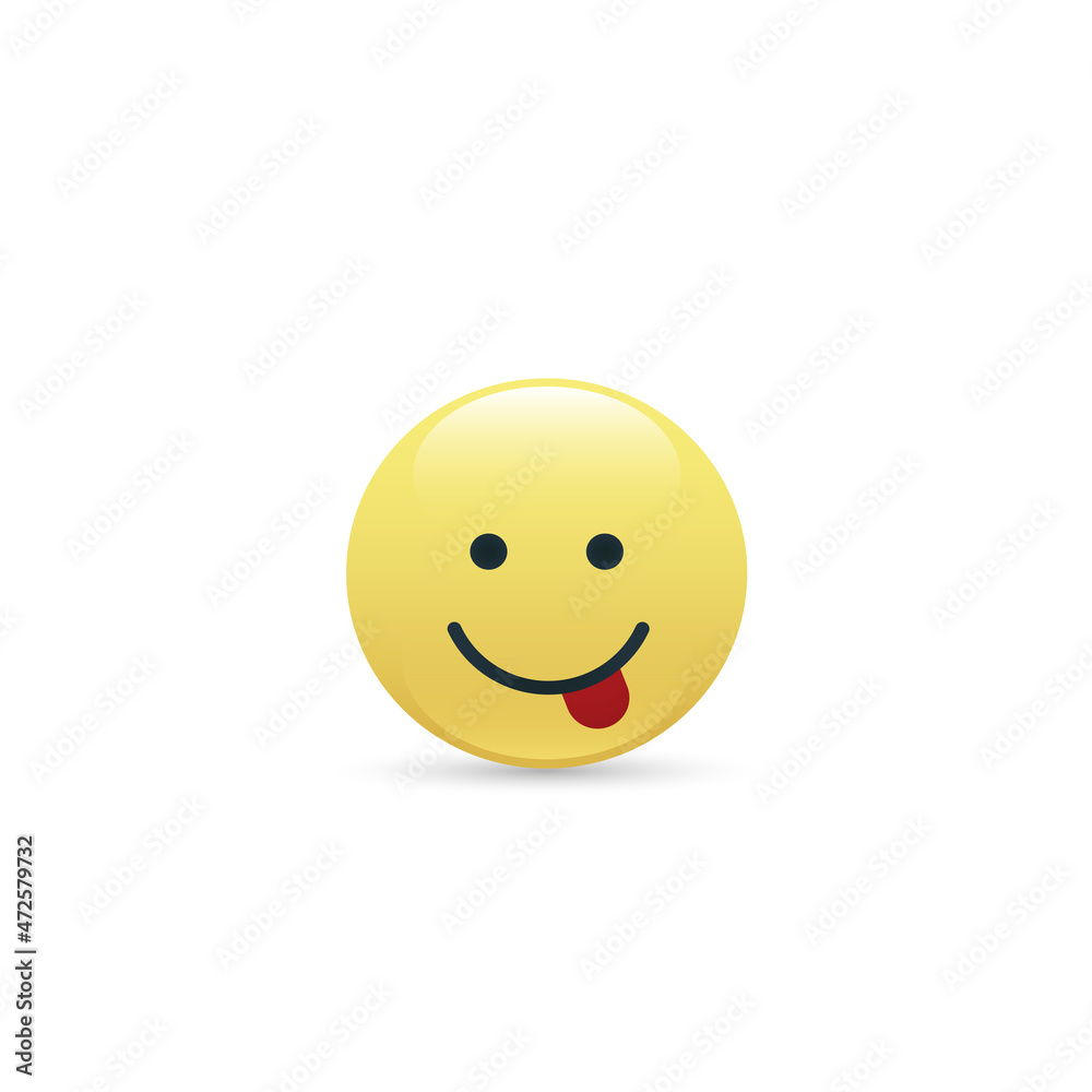 Set of smile icons. emoji. emoticons Stock Vector | Adobe Stock