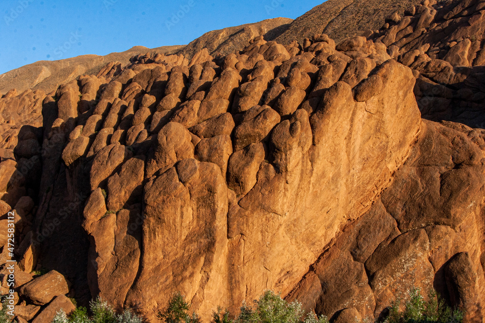 The Brain of the Atlas is located in the Dadès Gorges, a series of ...
