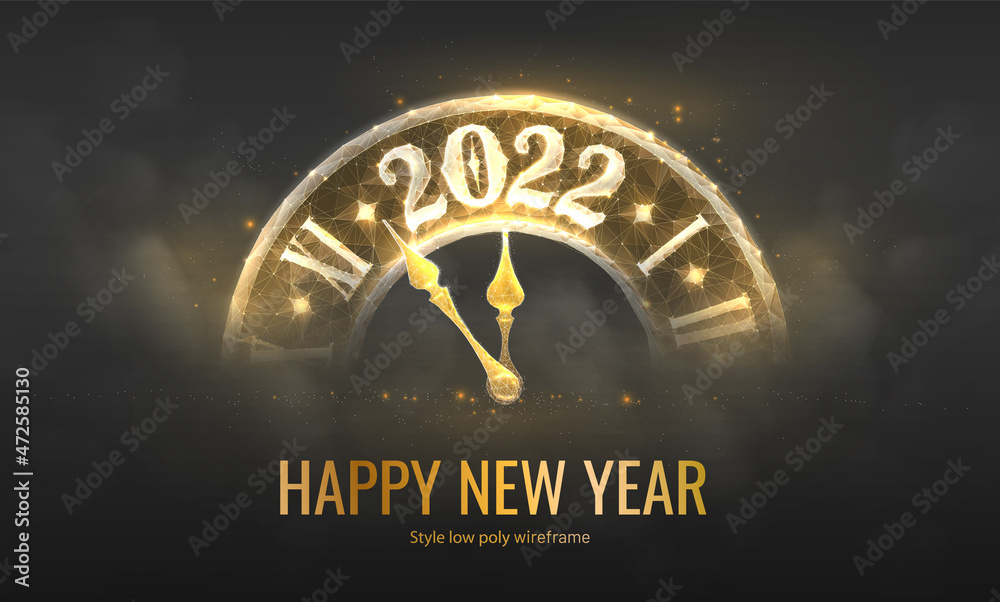 New Years 2022 Clock