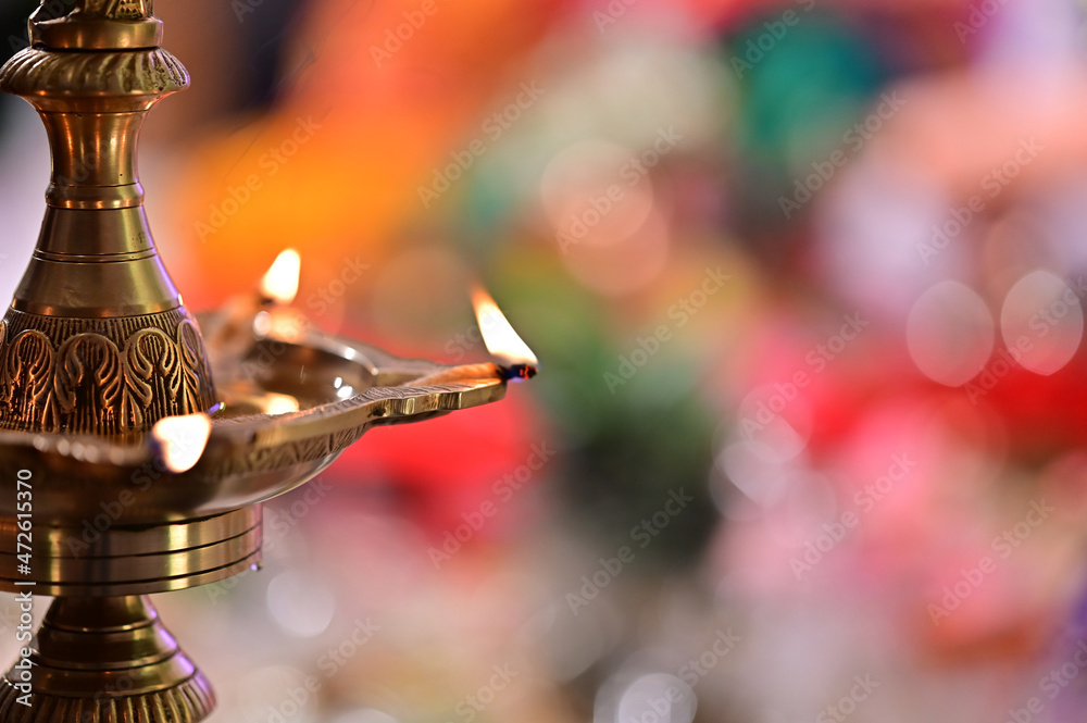 Indian traditional Samai or Samayee, a typical shape of diya (lamp ...