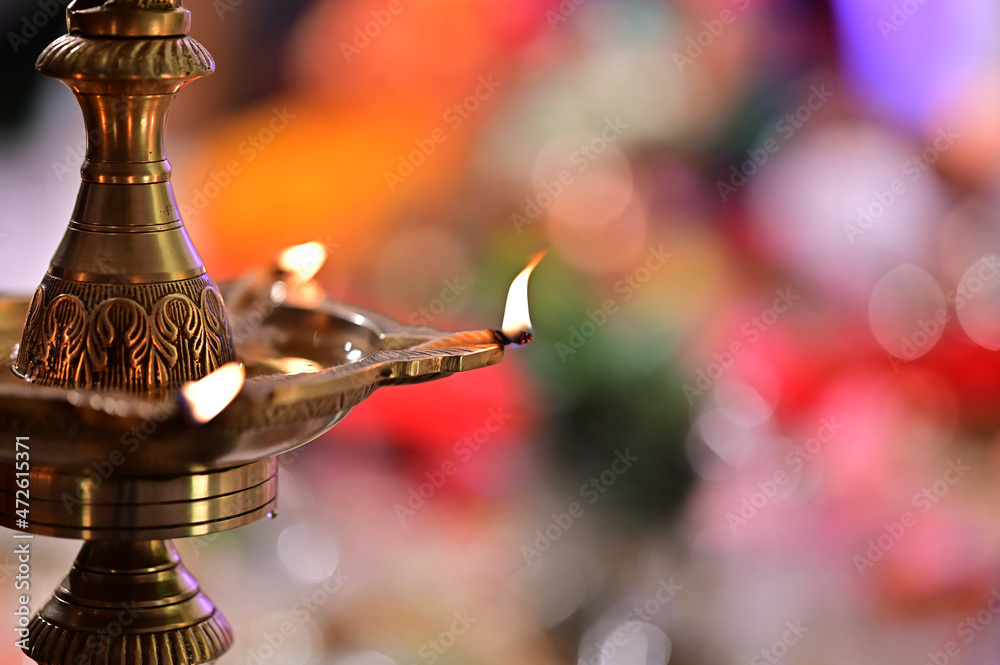 Indian traditional Samai or Samayee, a typical shape of diya (lamp ...