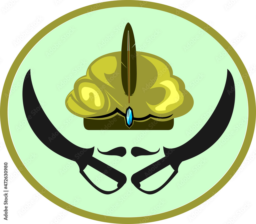 vector logo arabic pirates Stock Vector | Adobe Stock