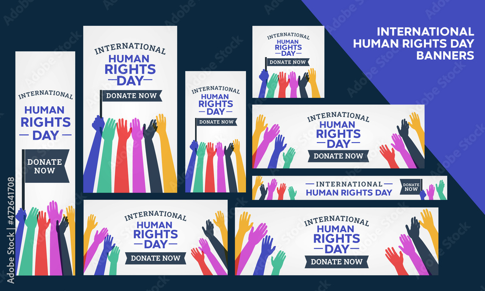 International human rights day Website Banners, Google Ads, Instagram ...