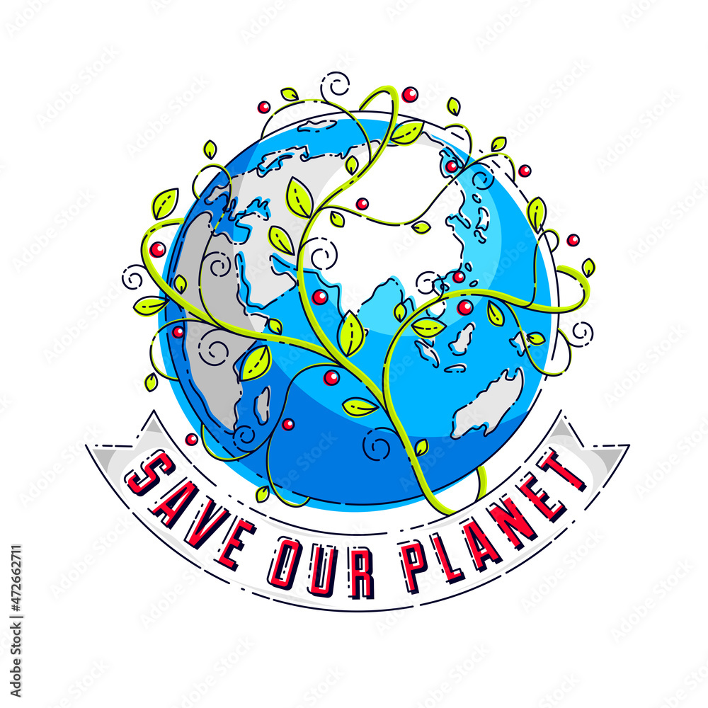 Save our planet concept, eco ecology, earth climate changes, Earth Day ...