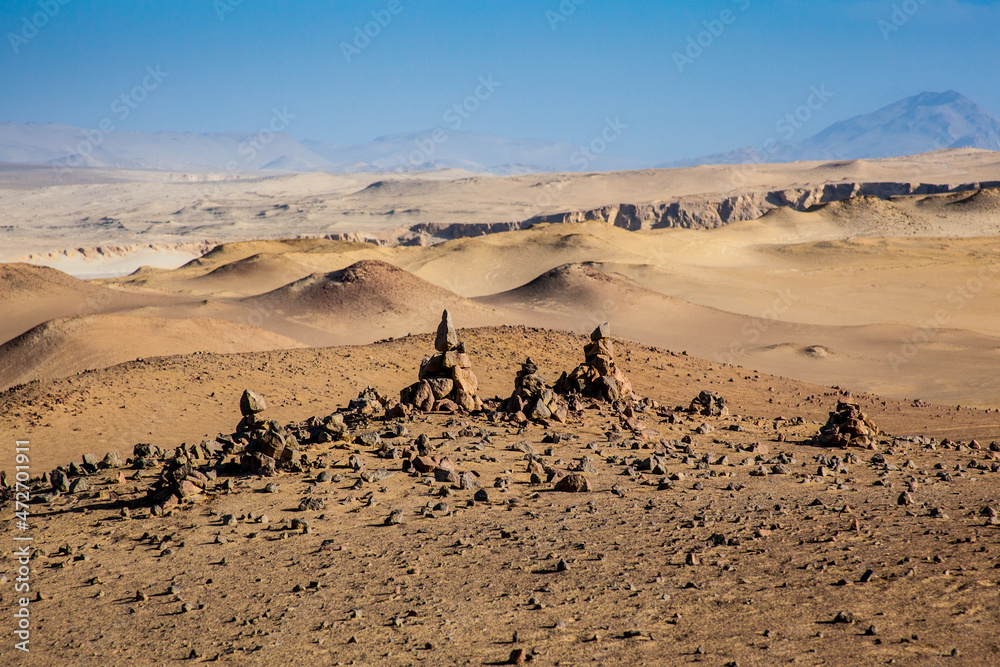 Paracas National Reserve, Ica Region, Peru. The Paracas Peninsula is ...
