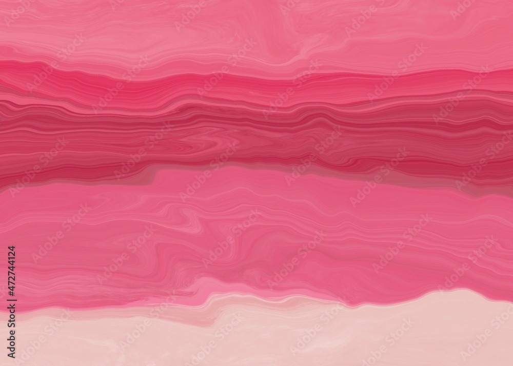 Red and pink abstract background with liquify effect.Wallpaper art ...