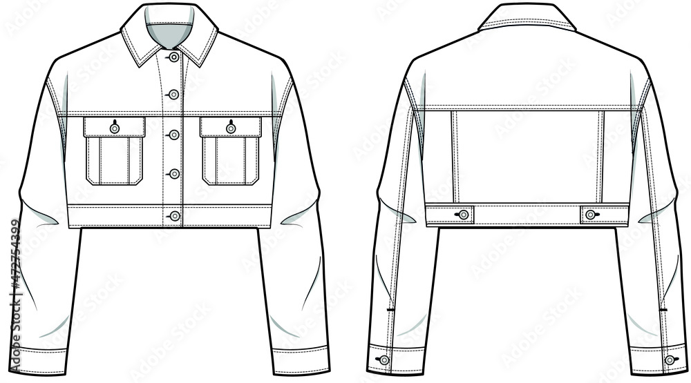 Women Denim Crop Jackets, Leather Jackets, Bomber Jacket, Coach Jacket ...