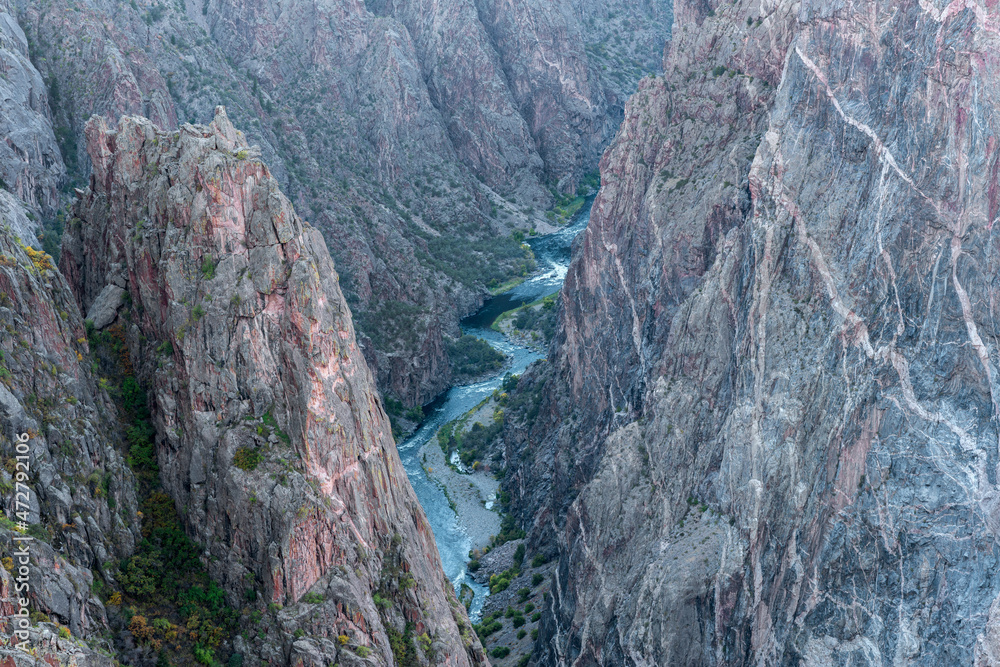 USA, Colorado. Black Canyon of the Gunnison National Park, Gunnison ...