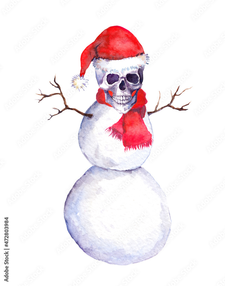 Dead Snowman Cartoon