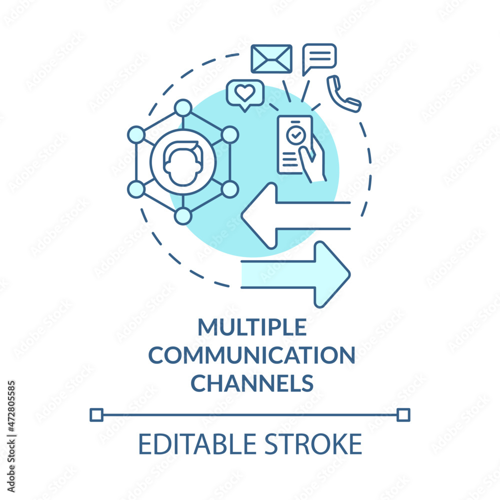 Communication Channels Icon