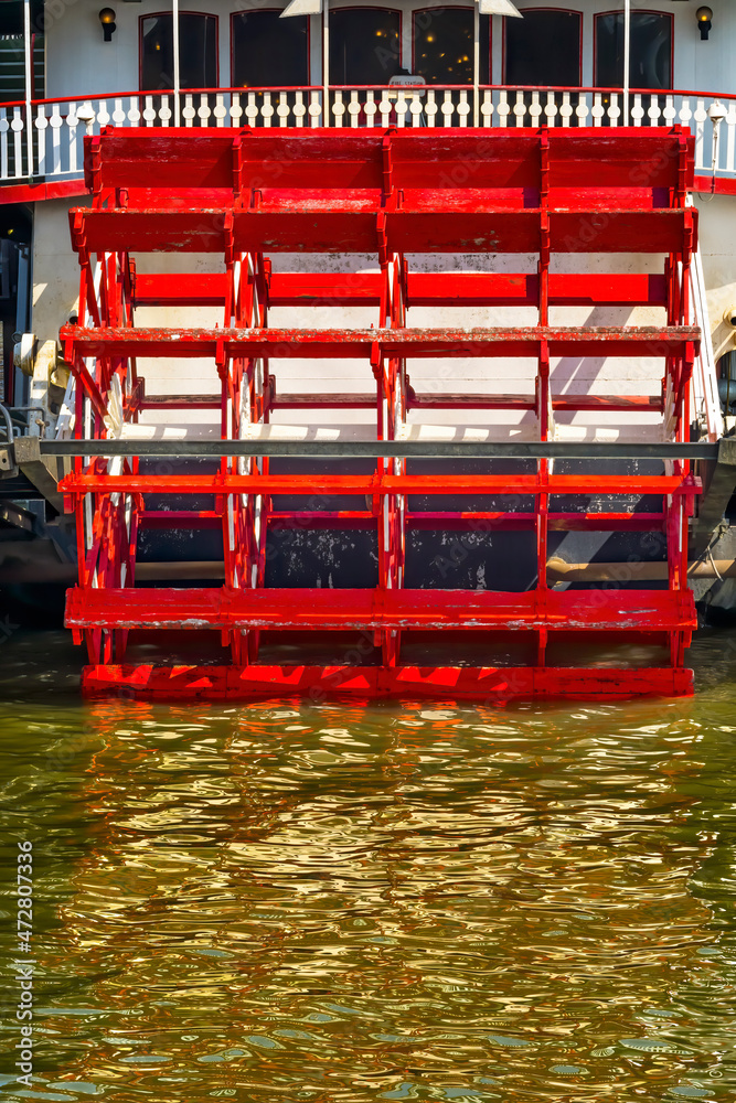 Paddlewheel Natchez Steamboat Mississippi River, New Orleans, Louisiana ...