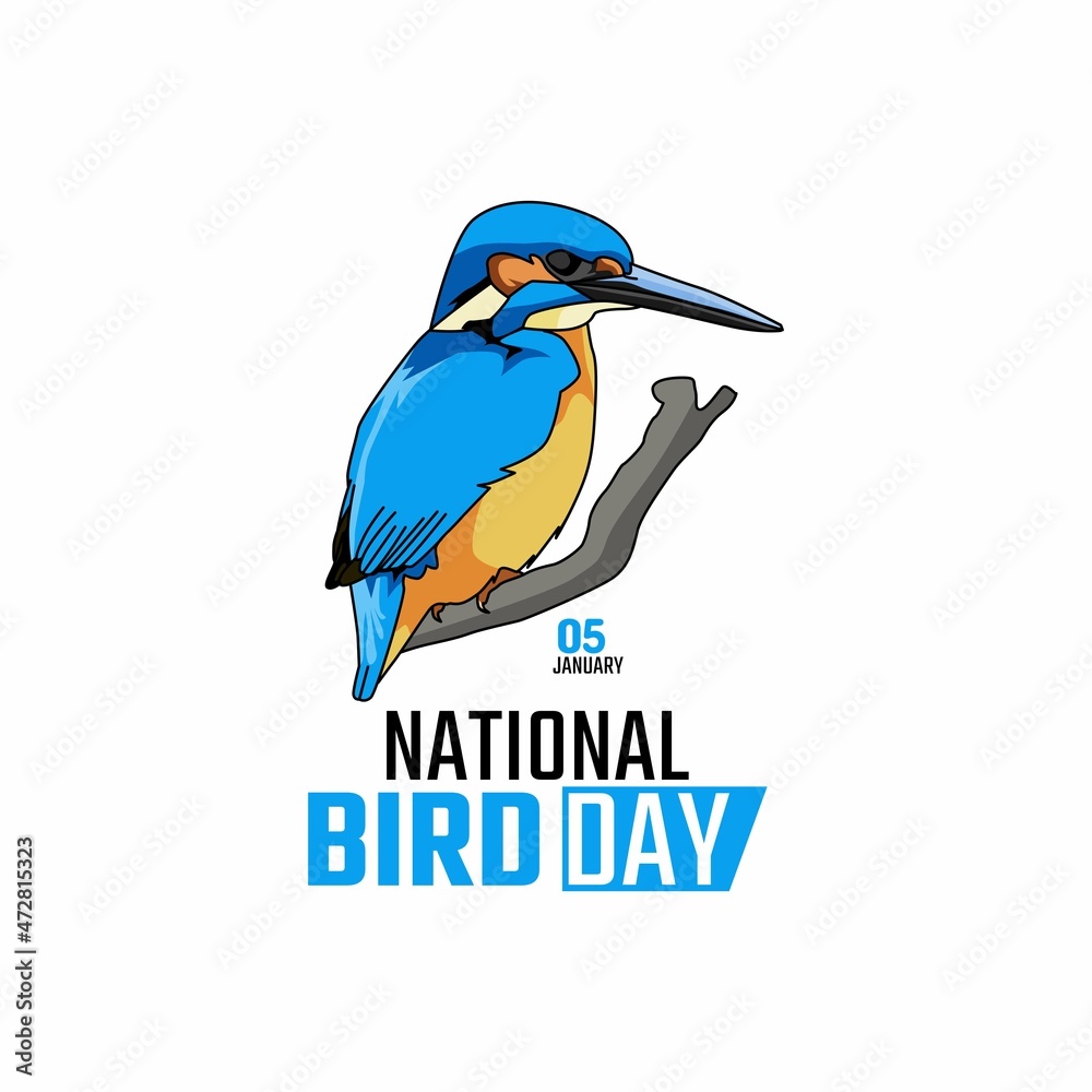vector graphic of national bird day good for national bird day ...