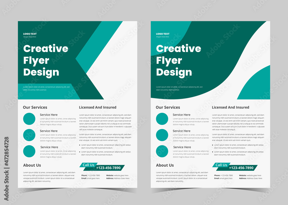 Headline Flyer Design,Vector Brochure Flyer design Layout template ...