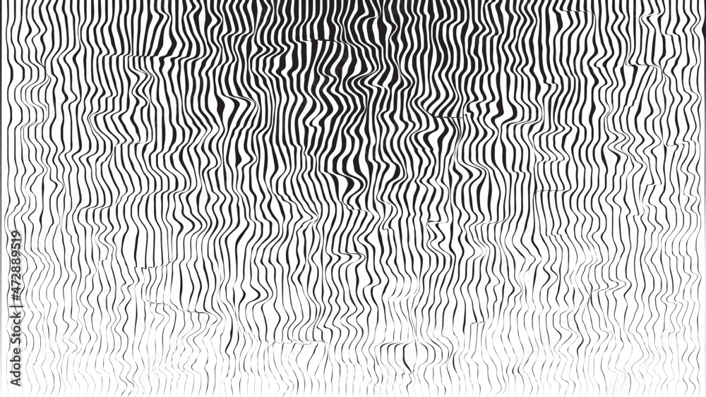 Glitch effect . Distorted speed lines .Abstract flow lines background ...