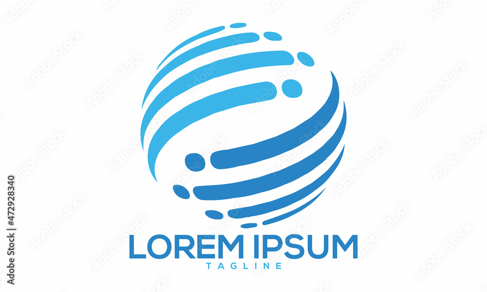 Unique digital logo Modern and minimalist vector and abstract logo ...