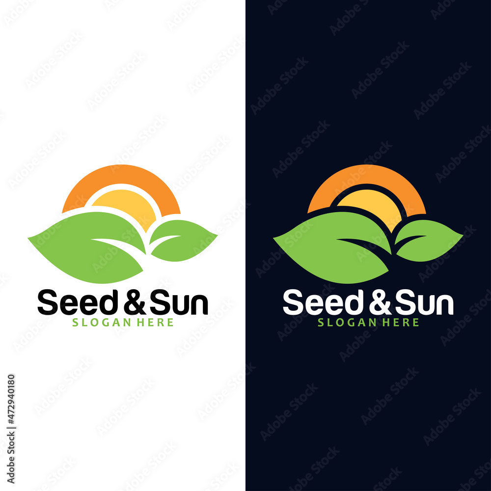 seed care logo concept Stock Vector | Adobe Stock