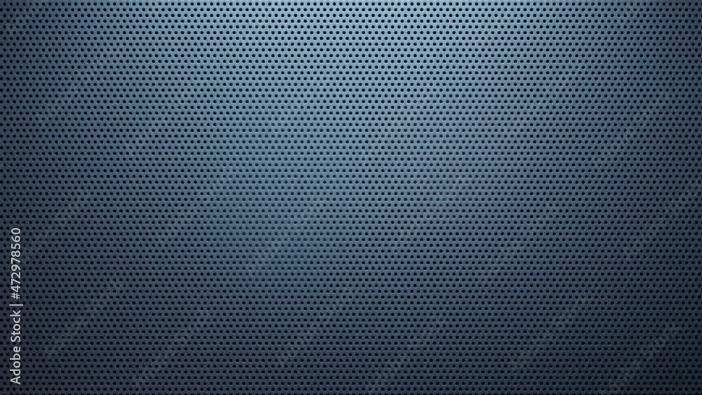 undulating abstract background with perforated metal structure Stock ...