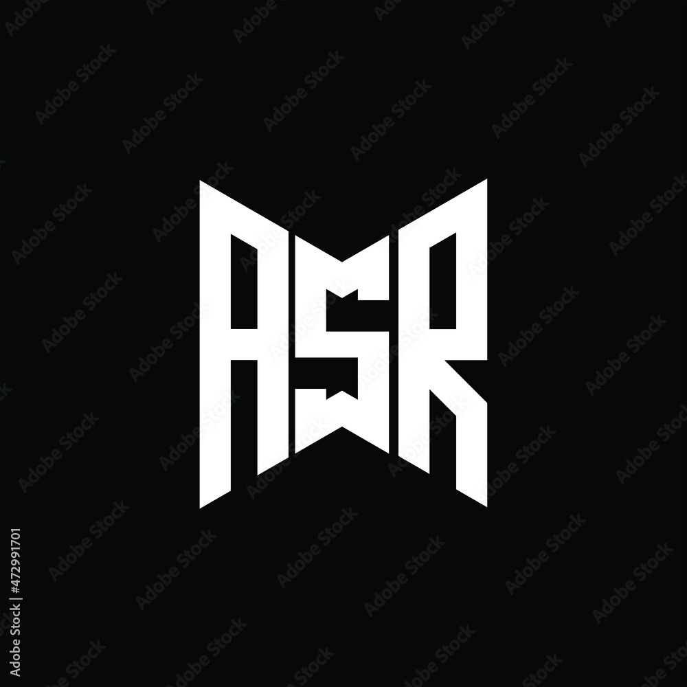 ASR letter logo creative design. ASR unique design Stock Vector | Adobe ...