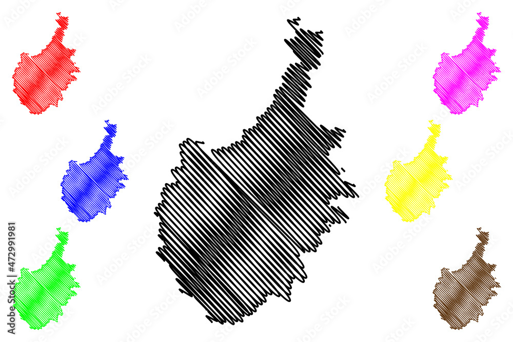 Chitradurga district (Karnataka State, Republic of India, Bangalore ...