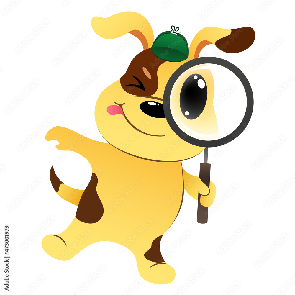 Dog Detective Clipart