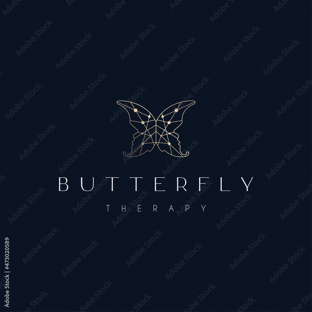 Butterfly Therapy Stock Vector | Adobe Stock