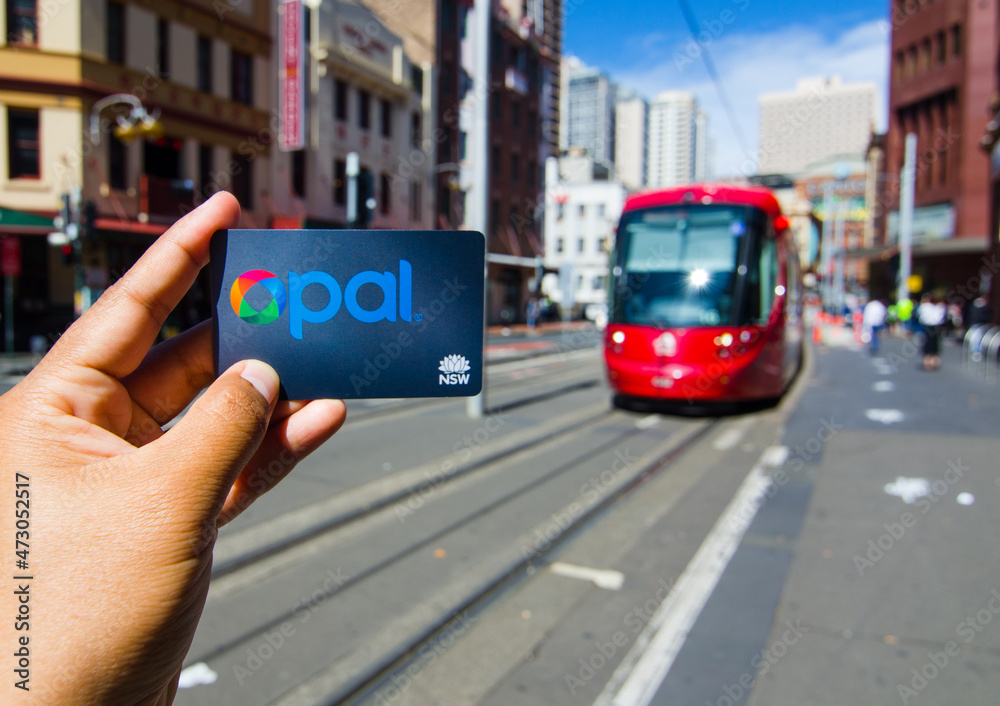 SYDNEY, AUSTRALIA. – On December 5, 2017. – Opal card is a contactless ...