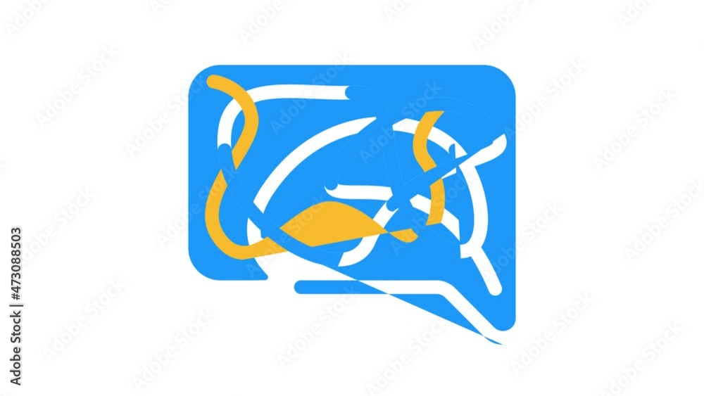 confusing dialogue animated color icon confusing dialogue sign ...