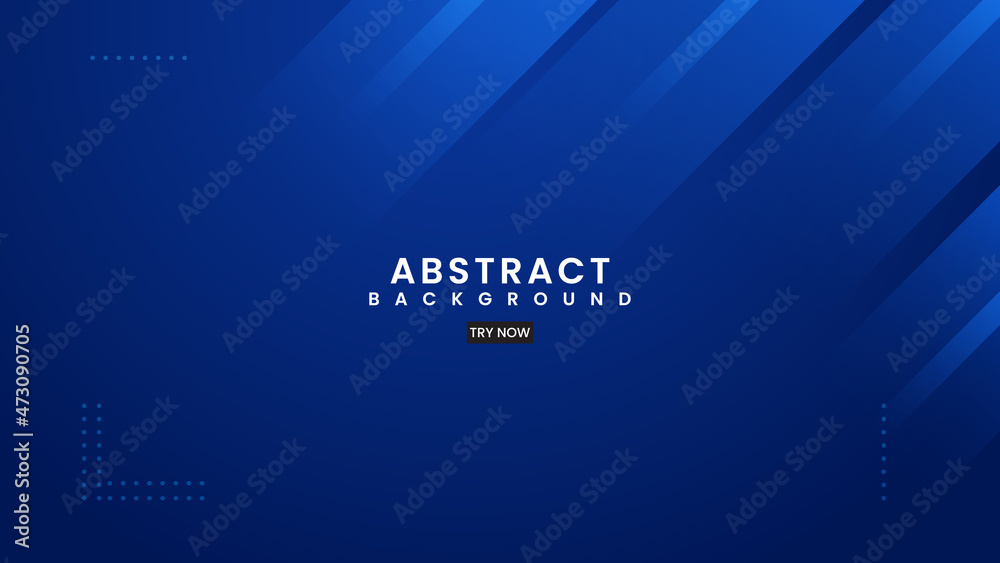 Abstract blue geometric shape overlay layer background. Modern template ...