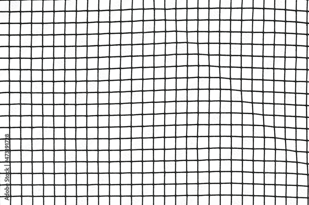net on white background. It can be part of soccer, volleyball, tennis ...