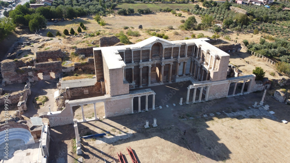 The city of the Lydians, the ancient city of Sardis. Hellenistic period ...