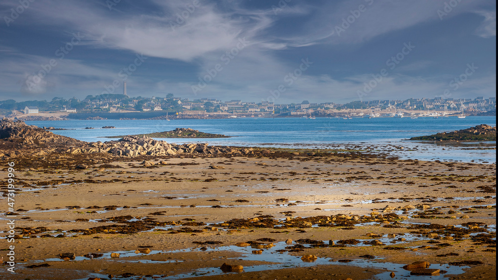 Paysage de mer en Bretagne Stock Photo | Adobe Stock