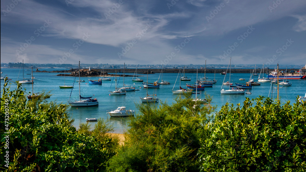 Paysage de mer en Bretagne Stock Photo | Adobe Stock