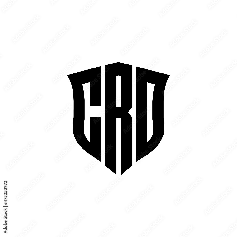 CRD letter logo design with white background in illustrator, vector ...
