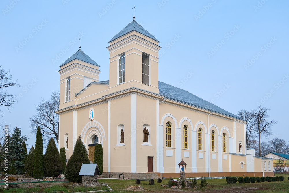 Old ancient catholic Church of the Assumption of the Blessed Virgin ...