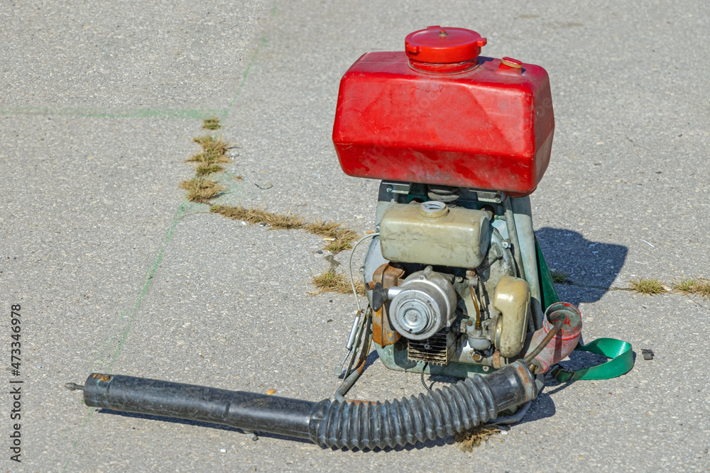 Agricultural Mist Duster Stock Photo | Adobe Stock