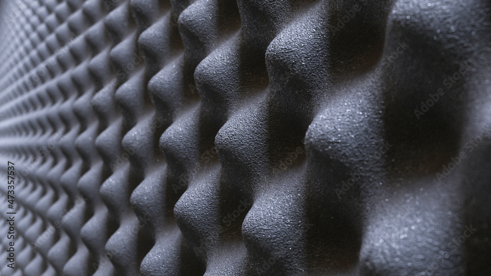 Studio sound acoustical foam Background for design and decoration Stock ...
