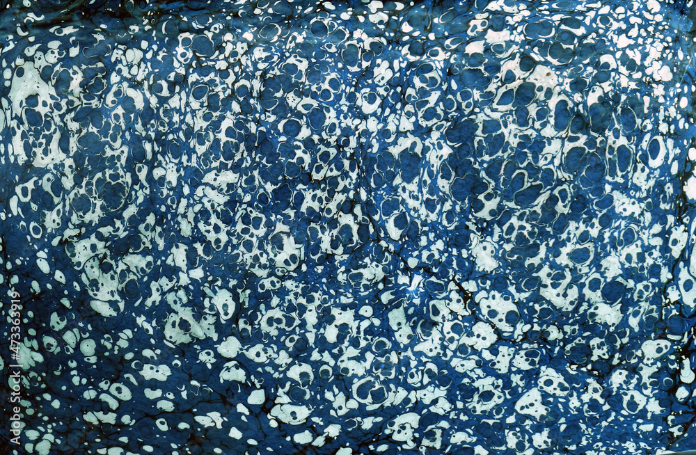 Earth tone colored, Battal Ebru or Somaki art. Traditional Turkish Ebru ...