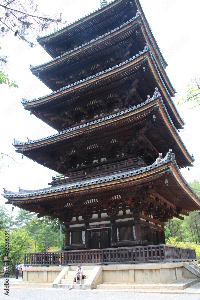 Templo Ninnaji , Kioto. Es uno de los principales templos budistas de ...
