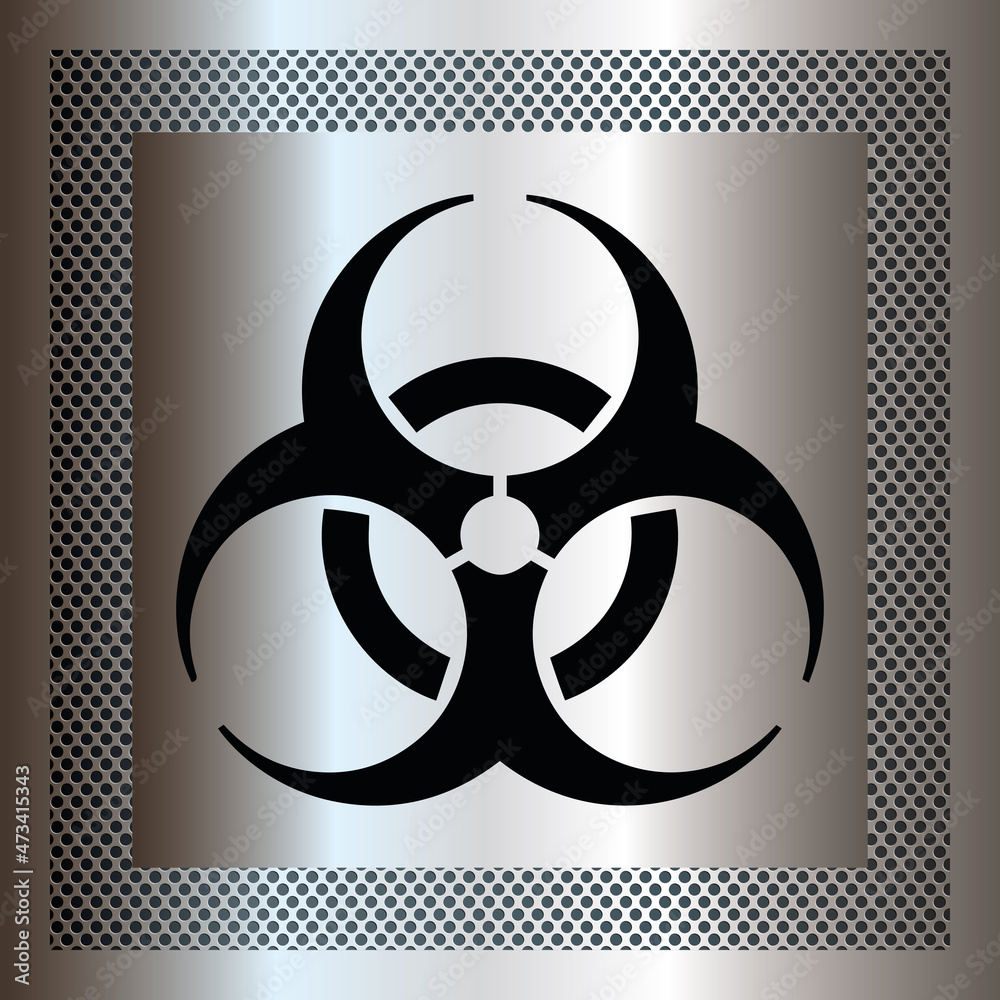 Logo risque biologique. Stock Vector | Adobe Stock