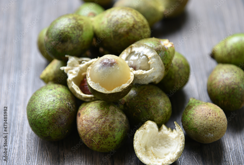 Pometia pinnata, with common names including matoa, taun tree, island ...