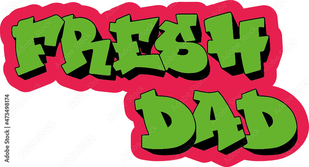 fresh dad svg layered vector file template for t shirt design t-shirt ...