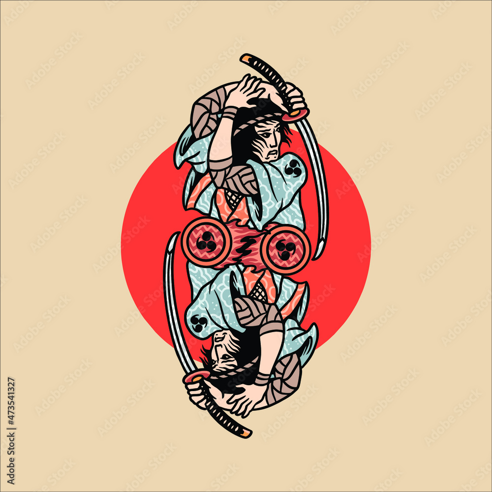 Japanese Style Tattoo Illustration Vector Design Stock Vector Adobe Stock japanese-style-tattoo-illustration-vector-design-stock-vector-adobe-stock