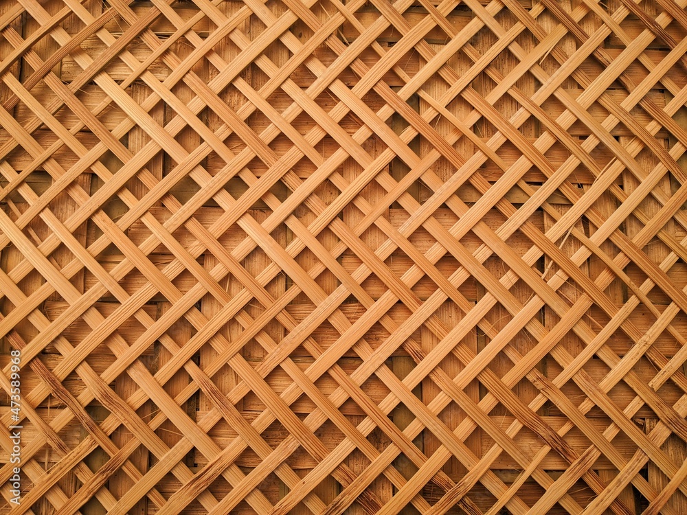 Basket straw texture made from bamboo in Bangladesh. Stock Photo ...