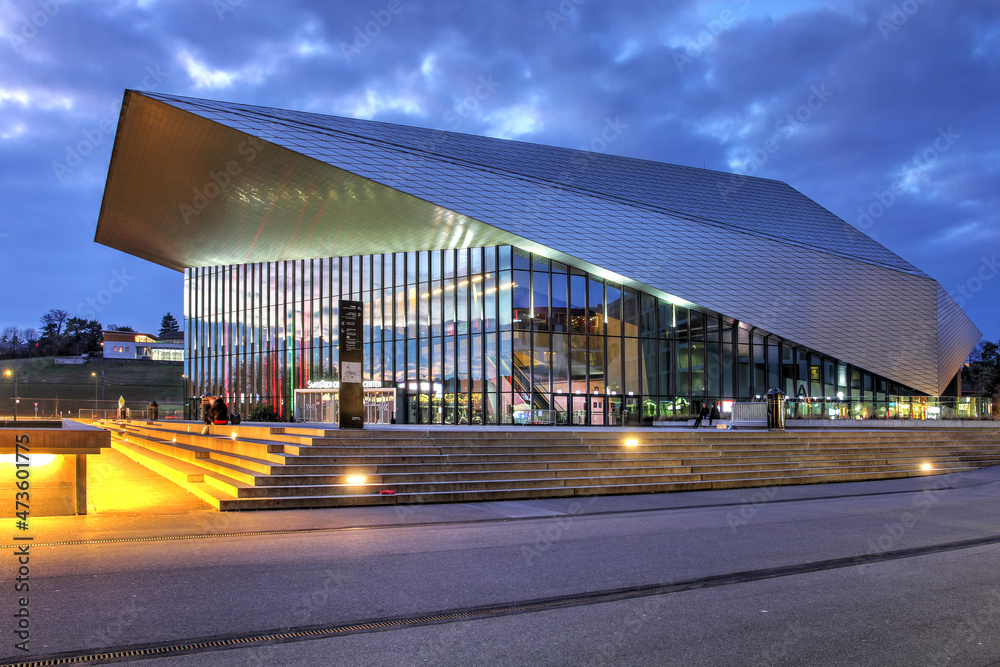 SwissTech Convention Center EPFL, Lausanne, Switzerland, built in 2014 ...